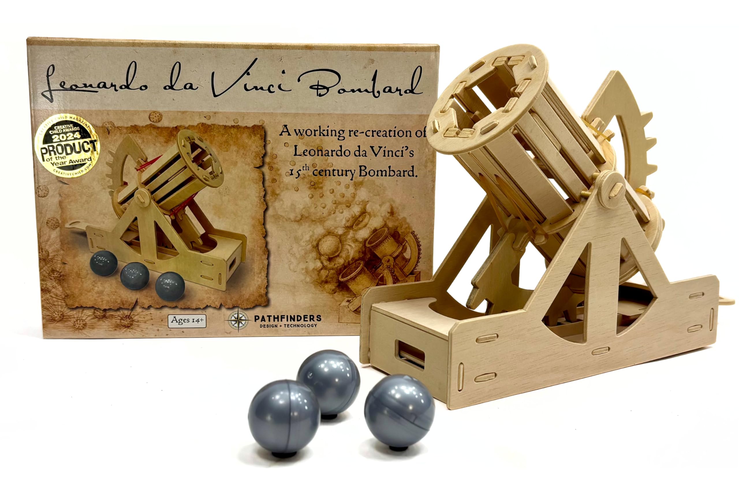 PATHFINDERS STEM Kit – Leonardo da Vinci Bombard: Build Your Own Canno ...